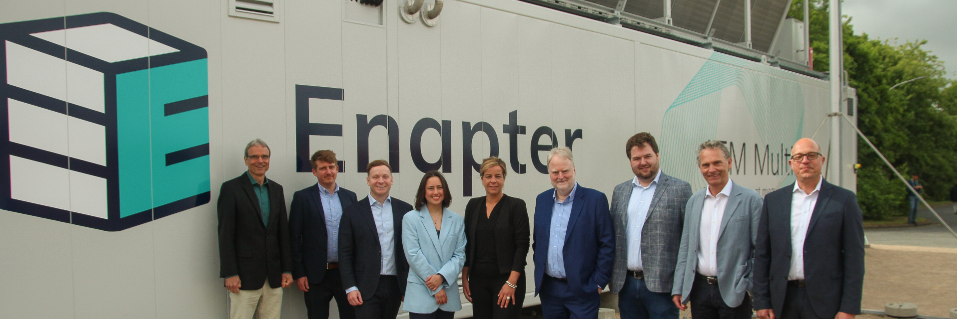 Enapter AG unveils the world’s first megawatt-class AEM electrolyser - Enapter